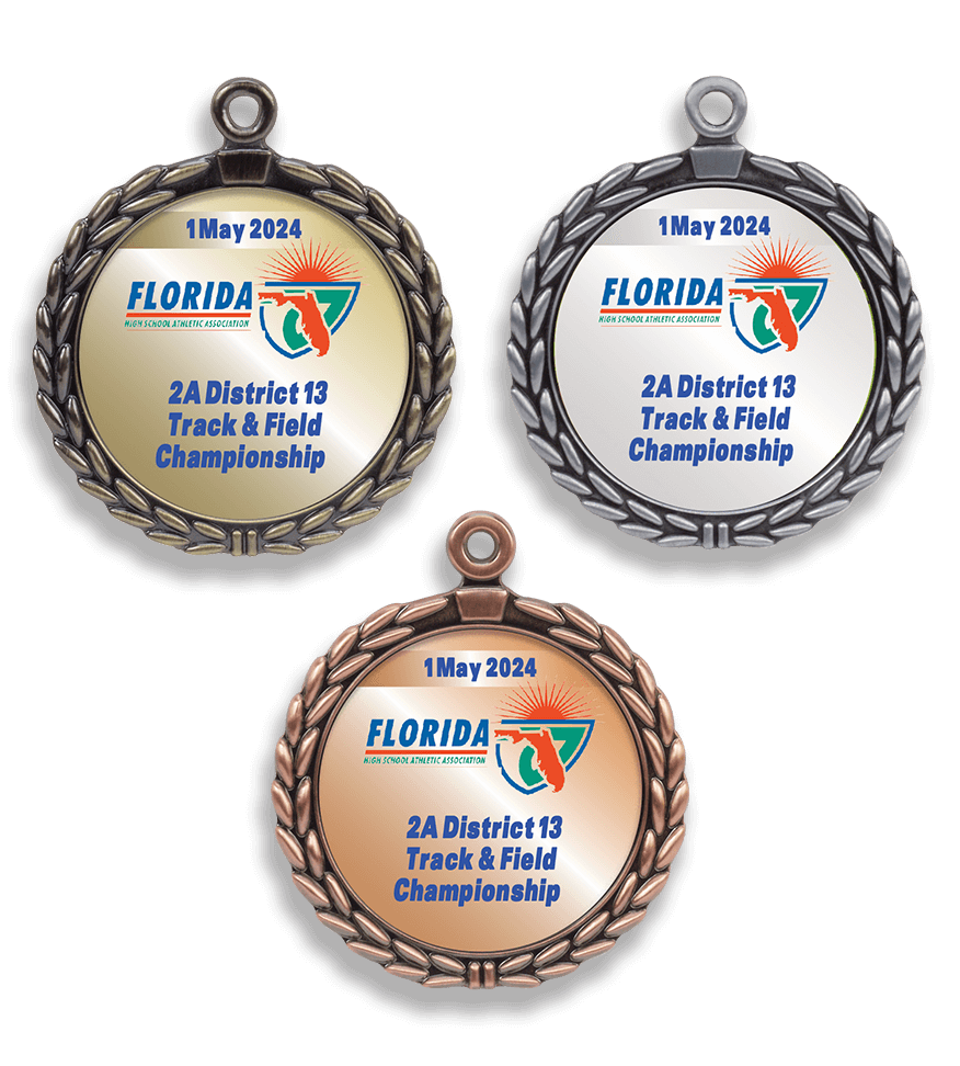 Track and Field Medals Medals Inserts | Maxwell Medals & Awards